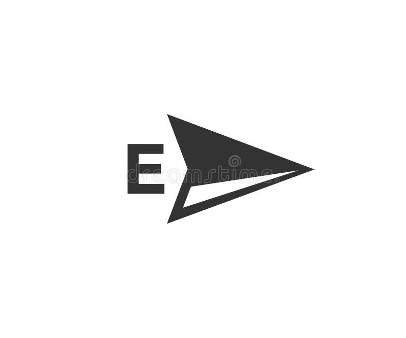 Compass Arrow Direction East Icon Design. Geographical Position ...