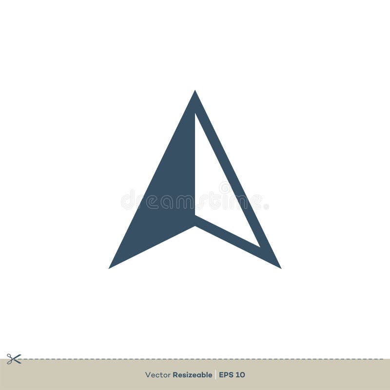 Compass Arrow Icon Vector Logo Template Illustration Design. Vector EPS ...