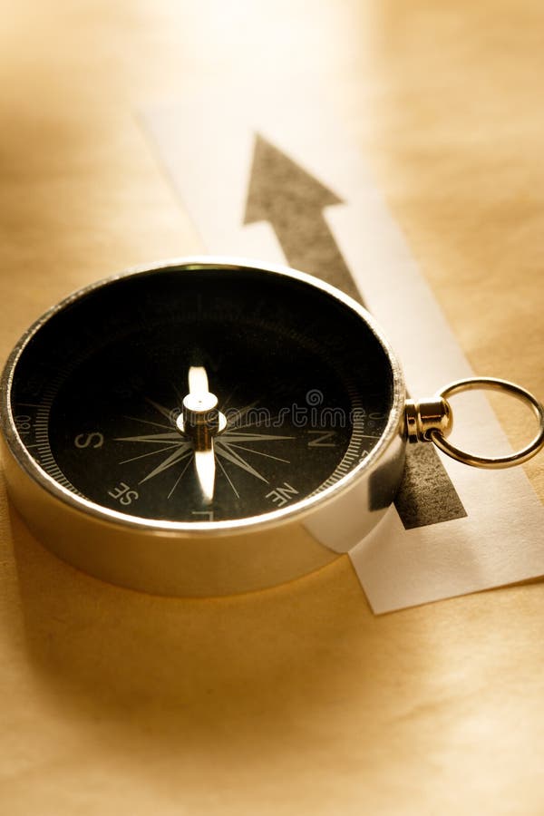 Compass and arrow stock photo. Image of growth, compass - 42293832