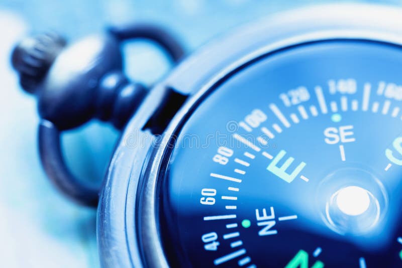 Compass As Symbol of Moving in the Right Direction in Business ...