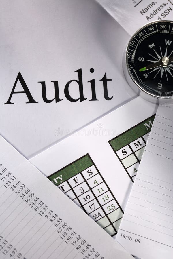 Compass and audit stock image. Image of finance, concept - 28744943