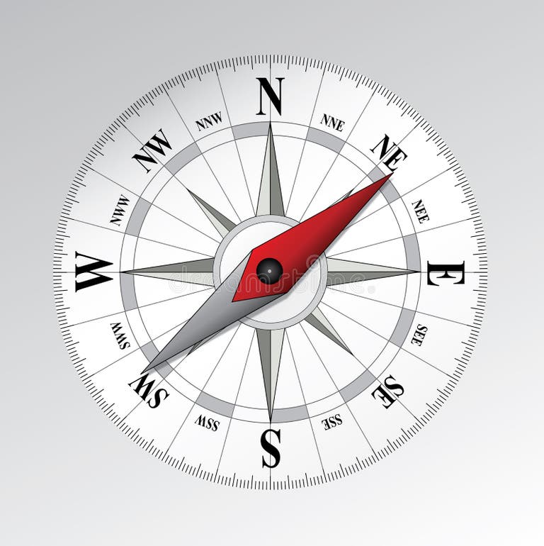 Compass Magnetic Magnetic Compass Stock Illustrations – 6,323 Compass ...