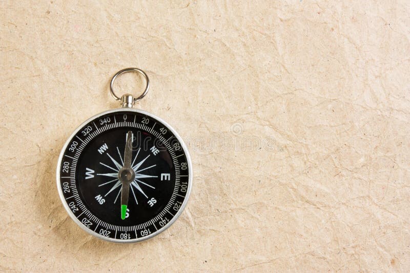 Compass and paper work stock image. Image of macro, future - 158342203