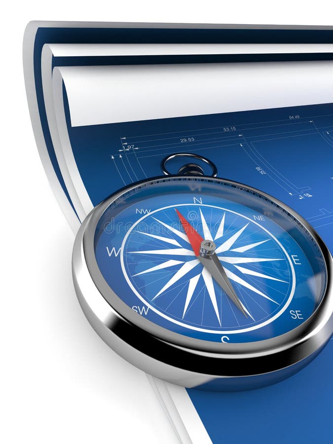 Compass blueprint stock vector. Illustration of drawings - 276731942