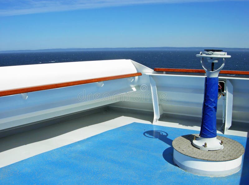 Compass on the Bridge of a Ship Stock Image - Image of orientate ...