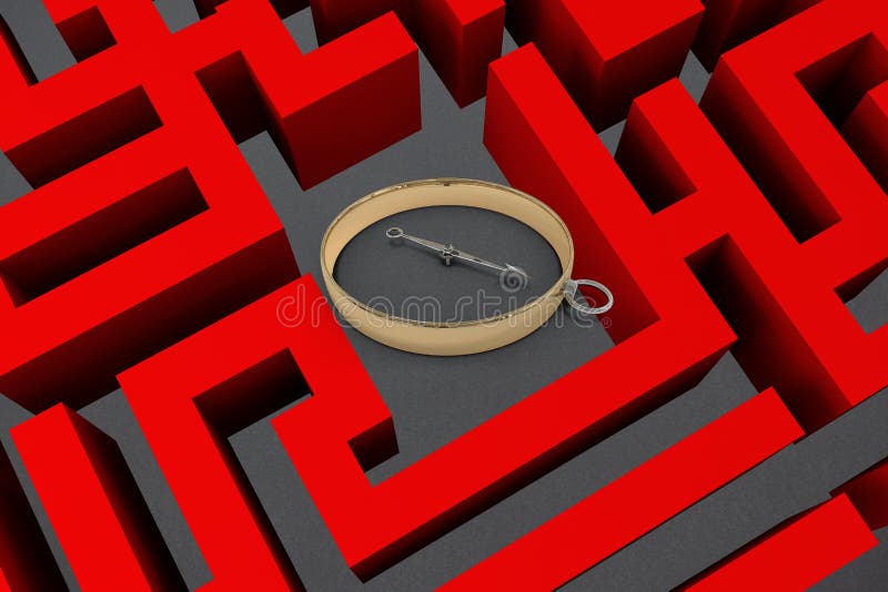 Compass Center Maze Stock Photos - Free & Royalty-Free Stock Photos ...