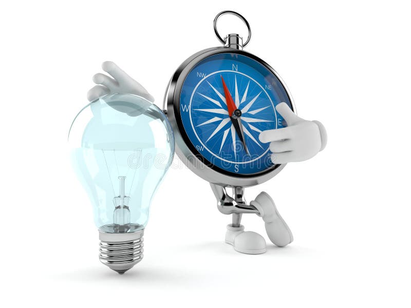 Bulb Compass Stock Illustrations – 1,743 Bulb Compass Stock ...