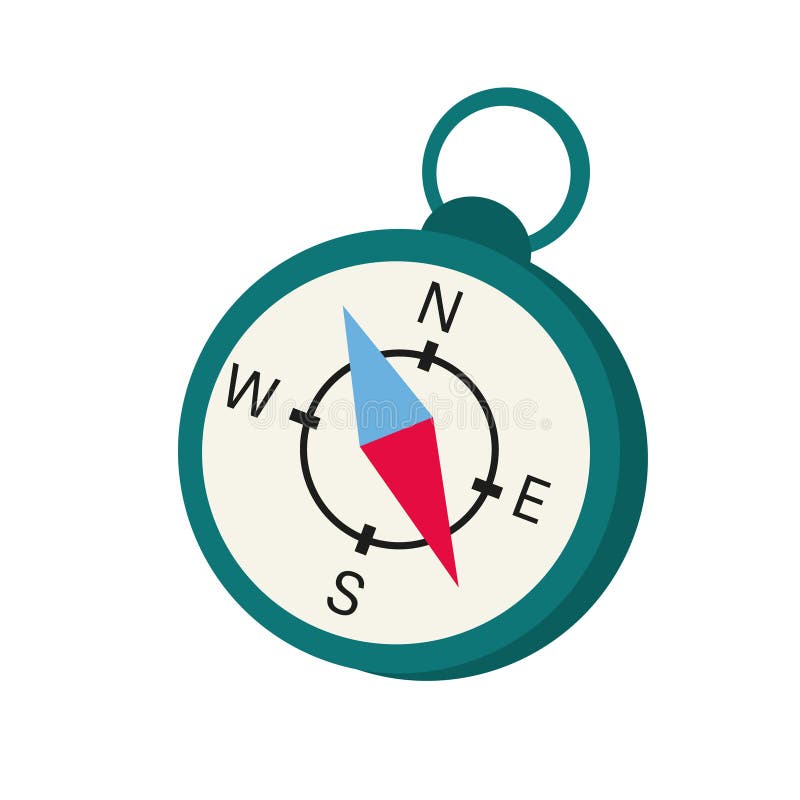 Compass. Children Toy for Playing Outside. Orienteering on Territory ...