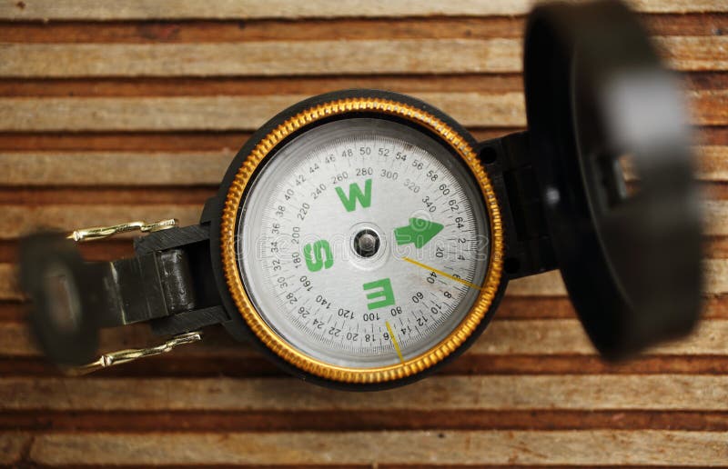 Compass close up stock image. Image of traveler, summer - 96389983
