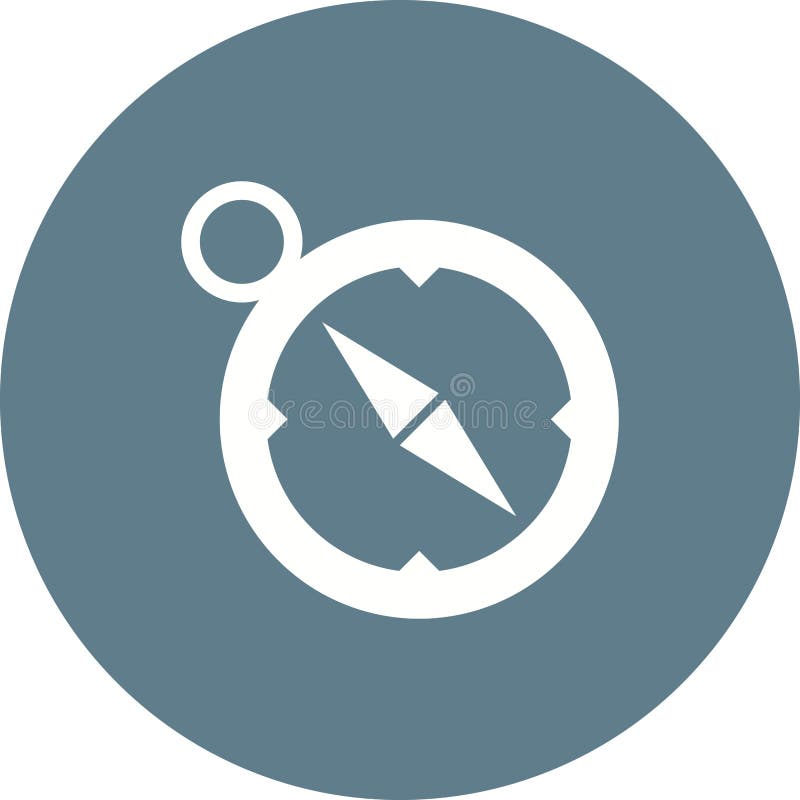 Compass Directions Flat Framed Icons Stock Vector - Illustration of ...