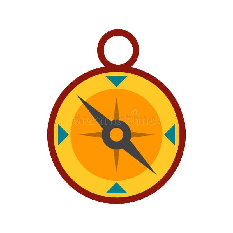 Compass Directions Flat Framed Icons Stock Vector - Illustration of ...