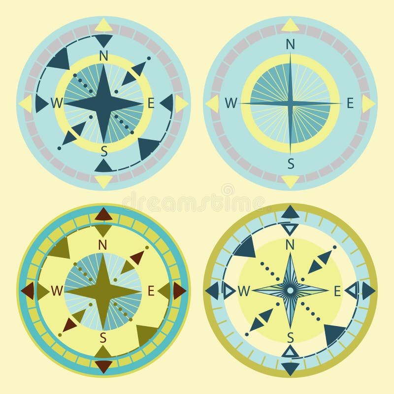 Compass stock vector. Illustration of adventure, tourism - 42323064
