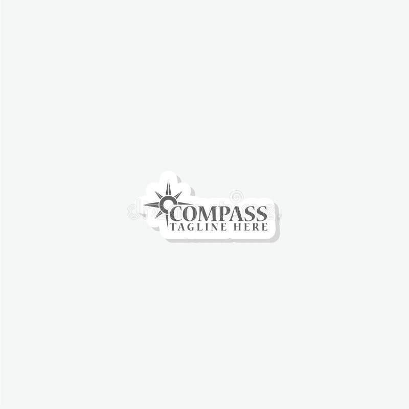 Compass Concept Logo Design Template Sticker Icon Stock Vector ...