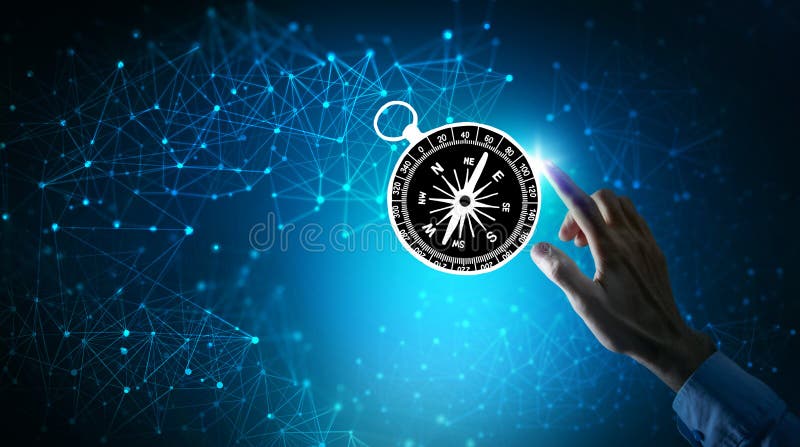 Compass Correct Solution for Direction Stock Illustration ...