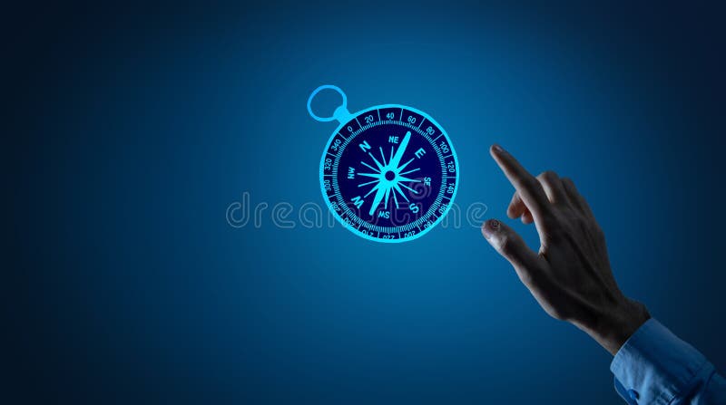Compass Correct Solution for Direction Stock Illustration ...