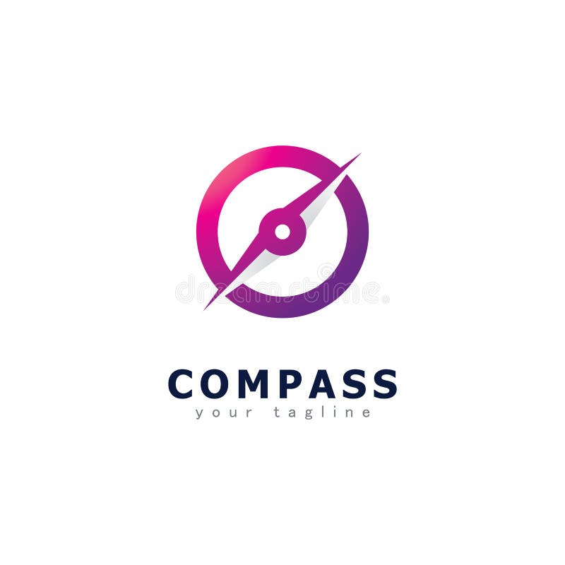 Compass Creative Concept Logo Design Template Stock Vector ...
