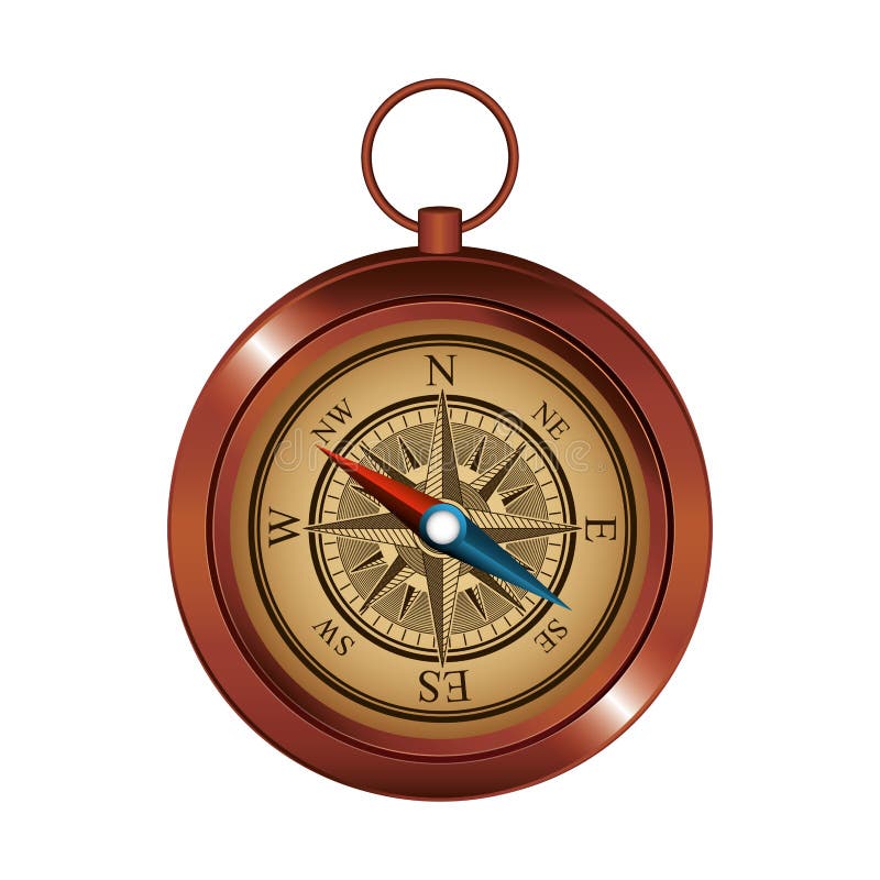 Compass Device Design. Eps 10 Vector Illustration Stock Vector ...