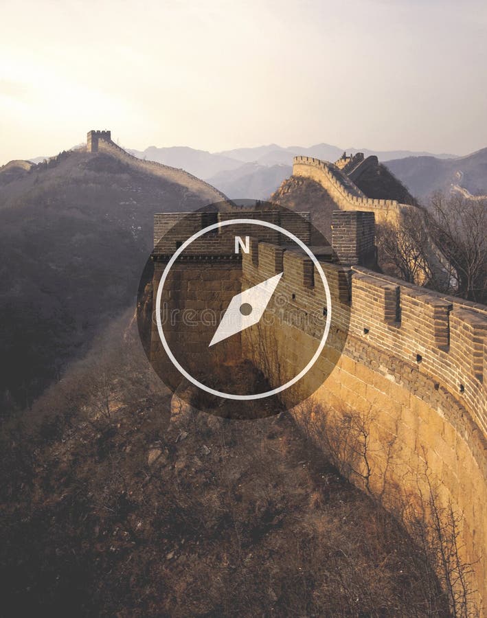 Compass Direction Navigation Adventure Instrument Concept Stock Image ...