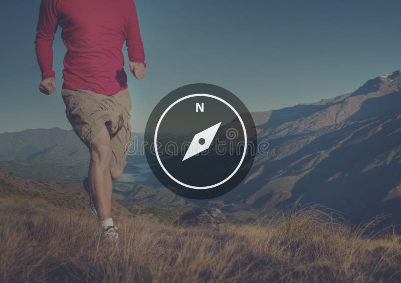 Compass Direction Navigation Adventure Instrument Concept Stock Image ...
