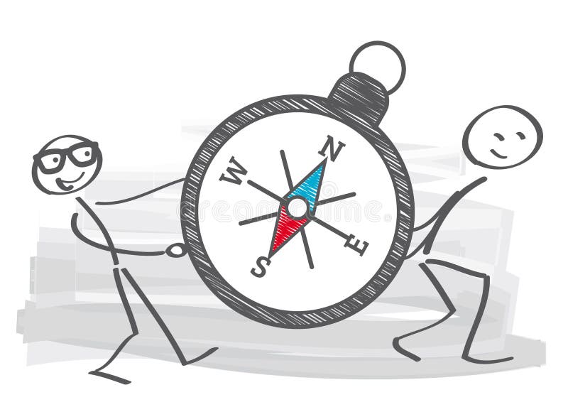 Compass - Directional Reference Stock Illustration - Illustration of ...