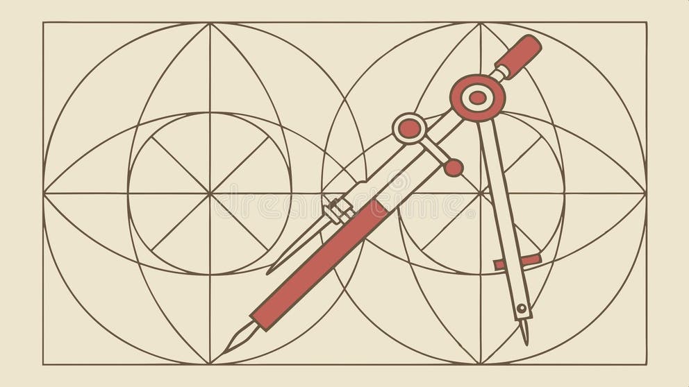 Compass and Dividers Tool, Drafting Compass, Geometry Tool, Technical ...
