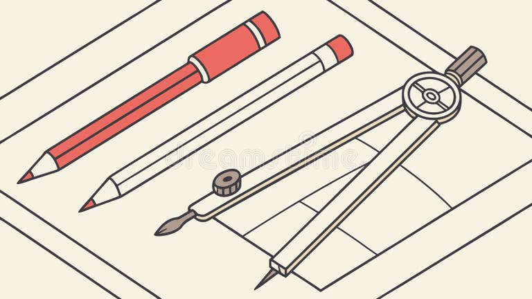 Precise Drafting Tools Stock Illustrations – 566 Precise Drafting Tools ...