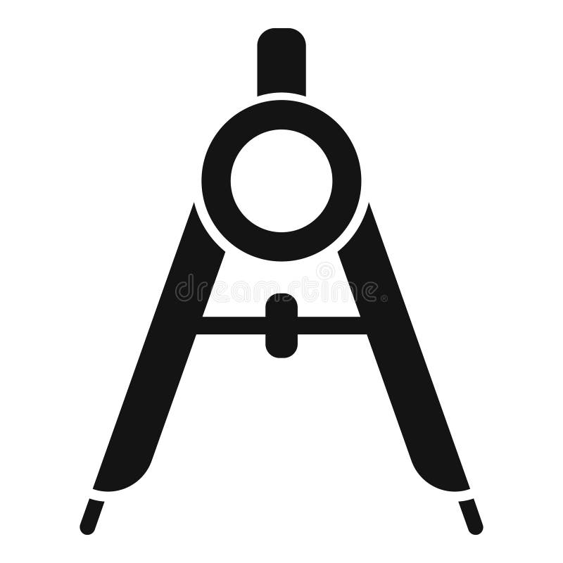 Compass Drawing Drafting Tool for Engineering or Architecture Icon ...