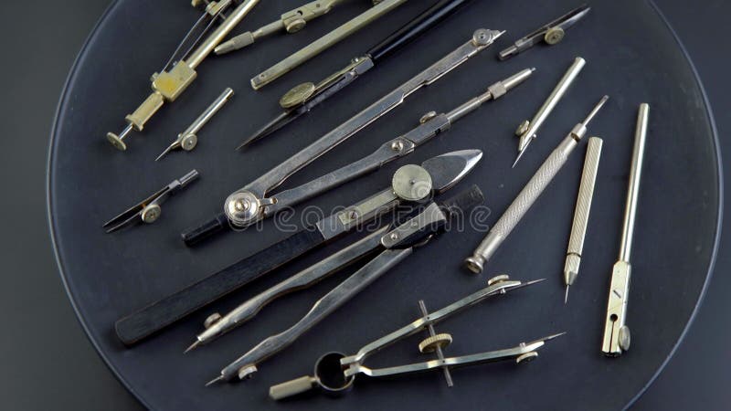 Different drawing tools stock video. Video of drawing - 284136059