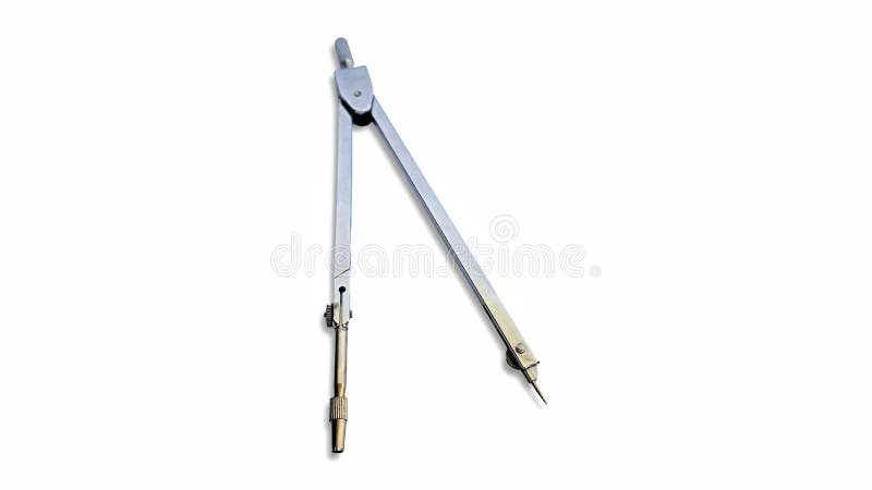 Compass, a Drawing Tool Used To Make Circles or Arcs. Iron Compass ...