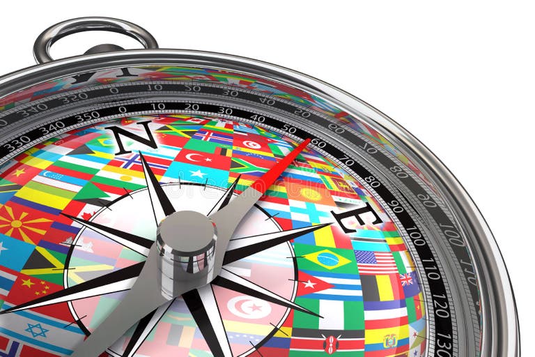 Compass Flag Stock Illustrations – 14,894 Compass Flag Stock ...