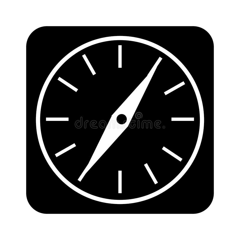 Compass Guide Application Icon Stock Vector - Illustration of business ...