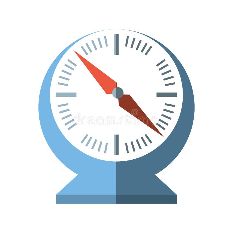 Compass Guide Device Isolated Icon Stock Vector - Illustration of ...