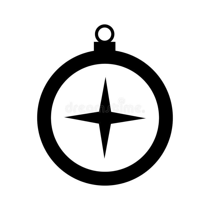 Compass Guide Isolated Icon Stock Vector - Illustration of explore ...
