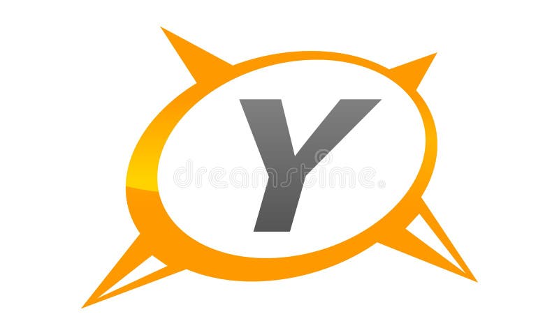Compass Guide Solution Letter Y Stock Vector - Illustration of ...