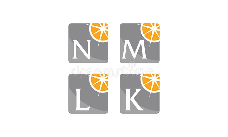 Compass Guide Solutions Template Set Stock Vector - Illustration of ...