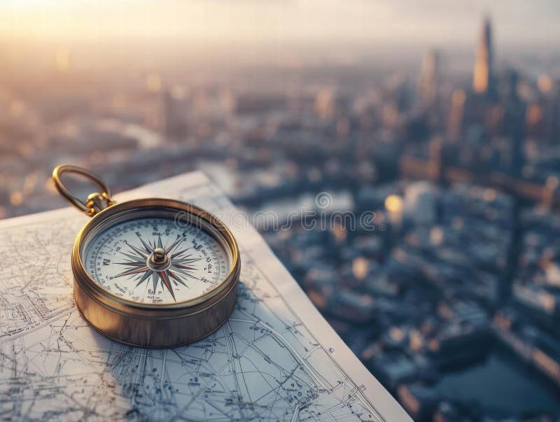 Compass Guides the Way through City Exploration and Urban Adventures ...