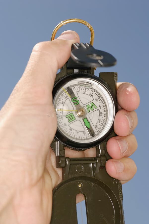 Compass stock image. Image of orientation, bronze, compass - 43848241