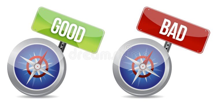 Compass Helping You To Make the Right Decision Stock Illustration ...