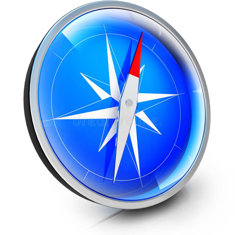 CRM compass stock illustration. Illustration of sale - 32289907