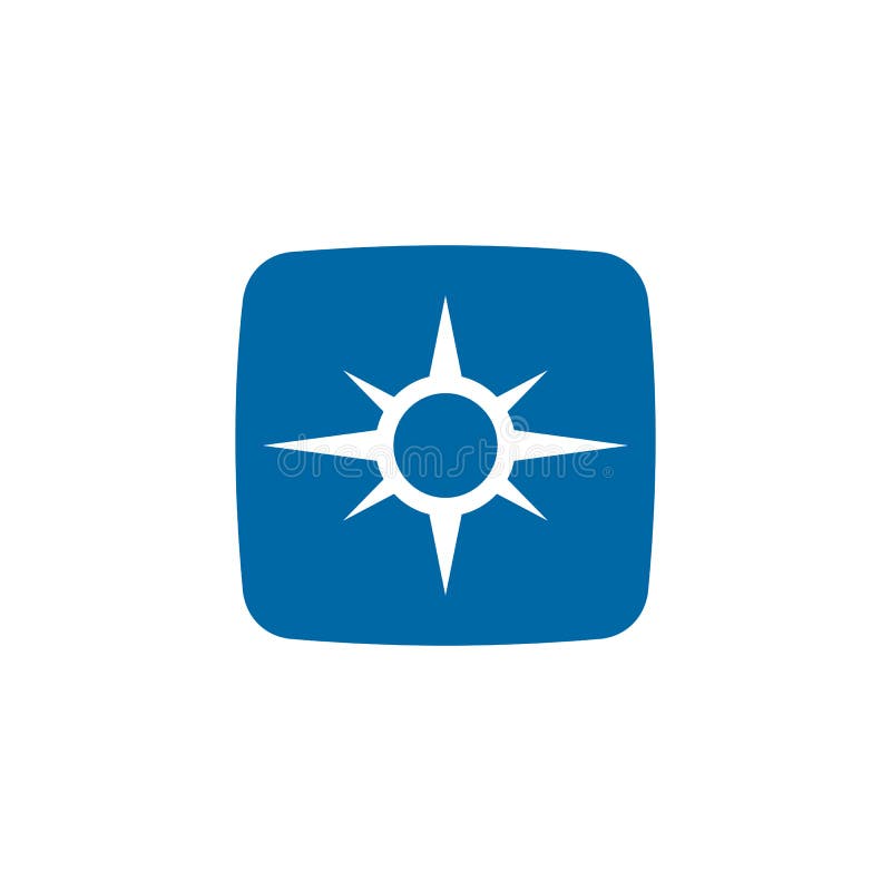 Compass Icon App Logo Design Stock Vector - Illustration of journey ...