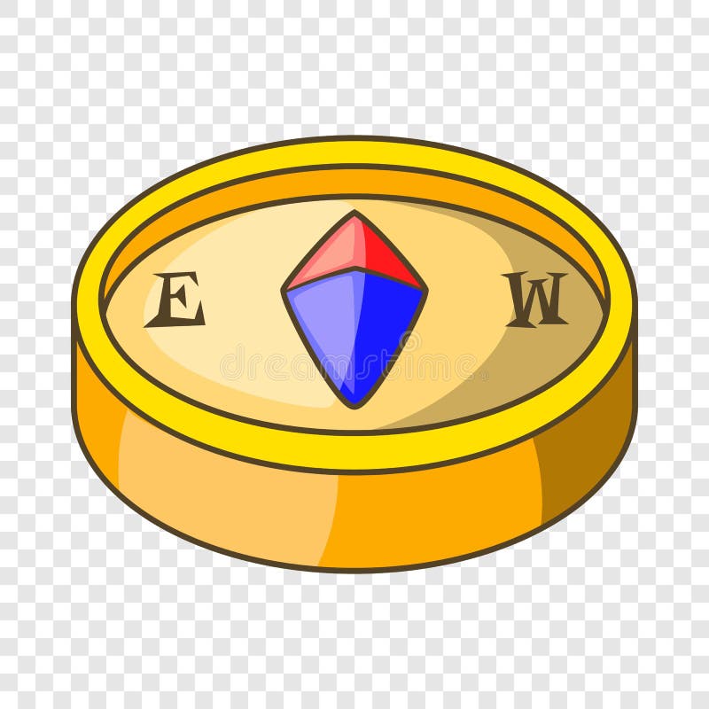 Compass Icon, Cartoon Style Stock Vector - Illustration of graphic ...
