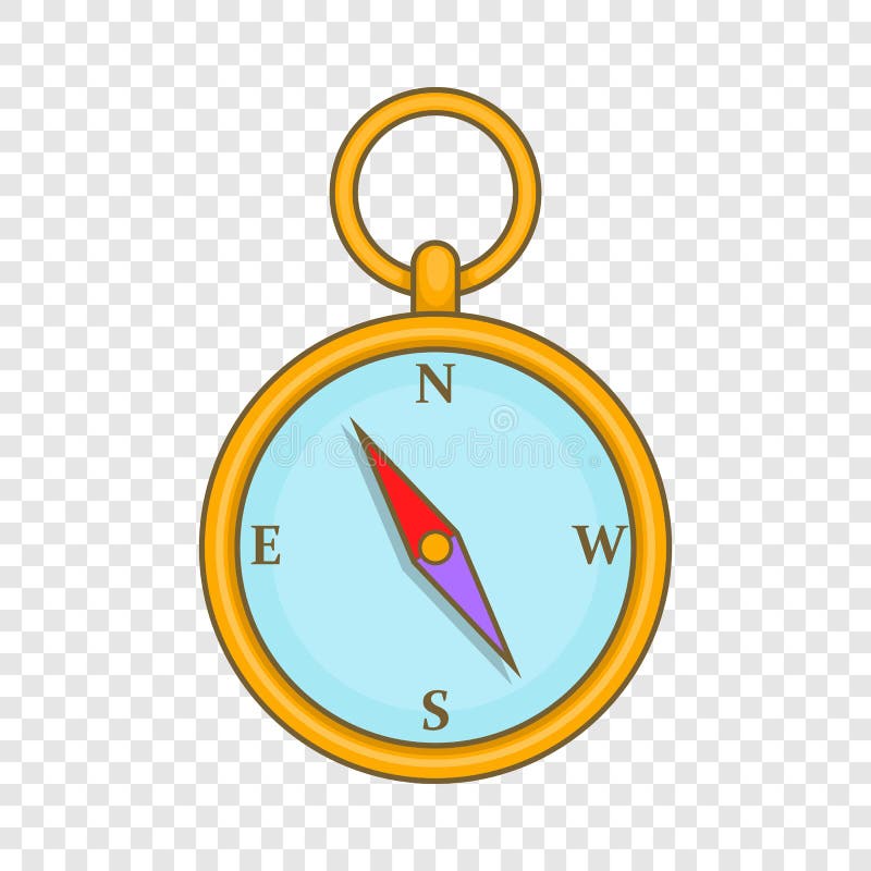 Gold Compass Icon Cartoon Style Stock Illustrations – 161 Gold Compass ...