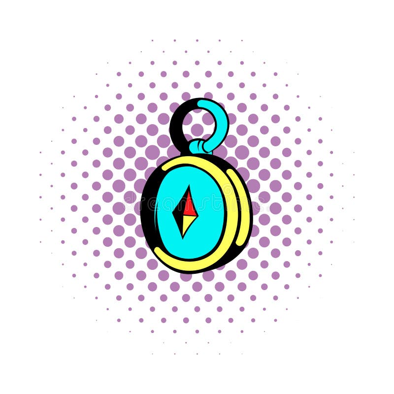 Compass Icon, Cartoon Style Stock Vector - Illustration of earth ...