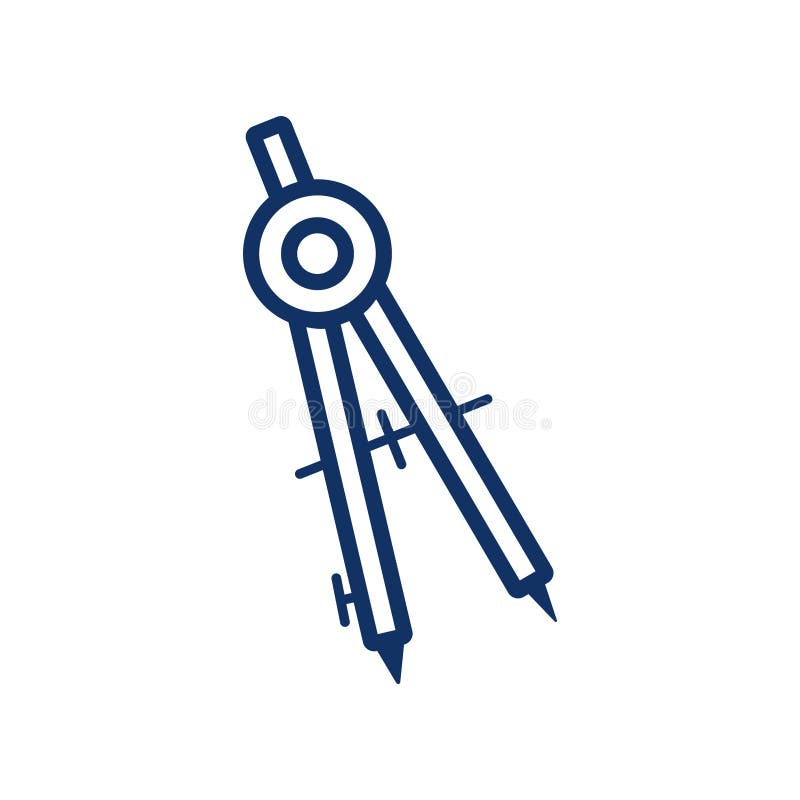 Compass Icon, Divider Symbol, Vector Illustration Stock Vector ...