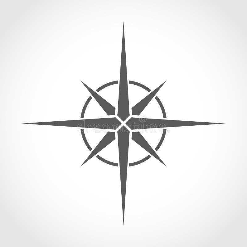 Compass icon - vector stock illustration. Illustration of exploration ...