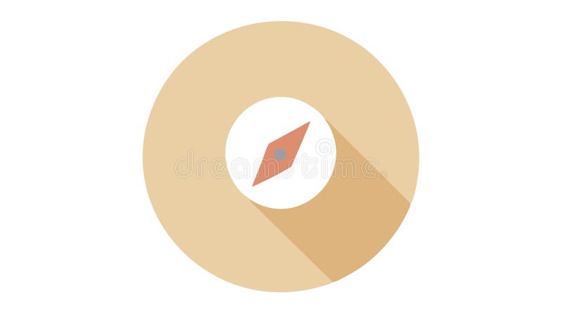Compass Icon. Flat Vector Direction and Navigation Graphic Symbol ...