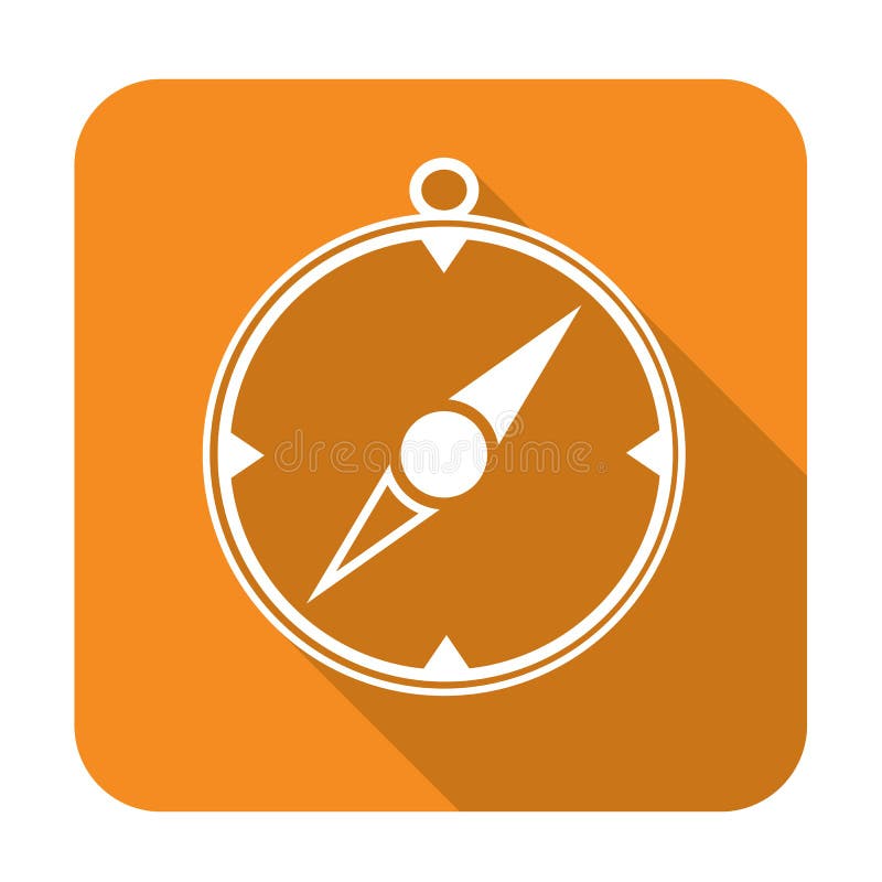 Compass icon isolated stock vector. Illustration of icon - 88894029