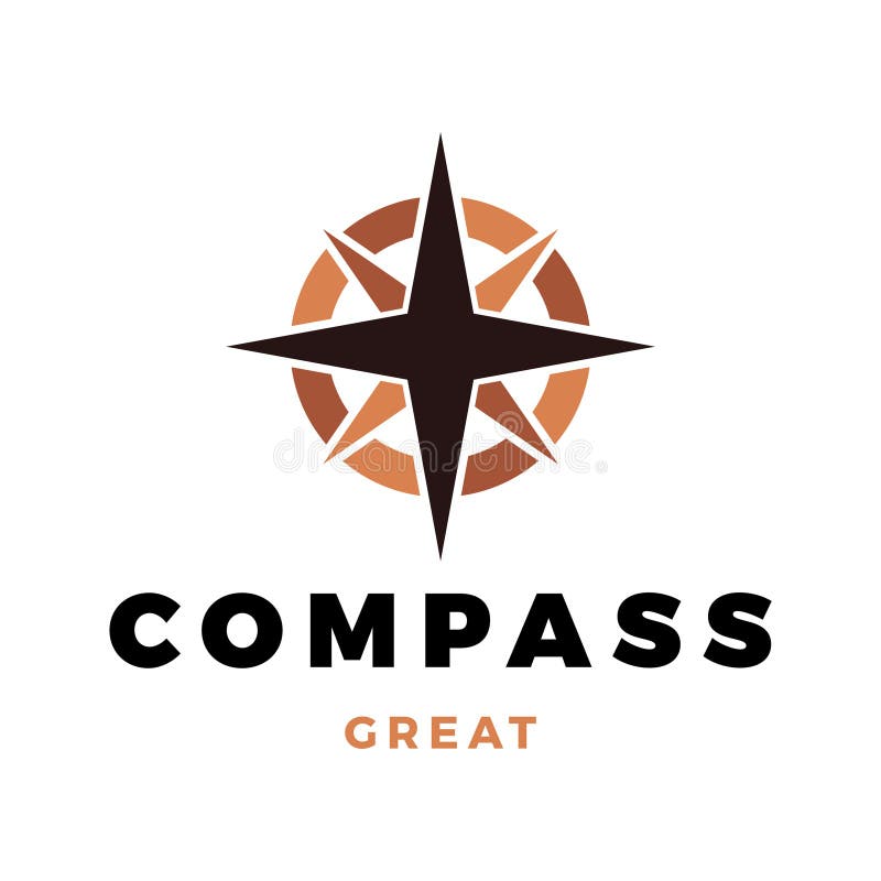 Compass Icon Logo Design Template Stock Vector - Illustration of west ...