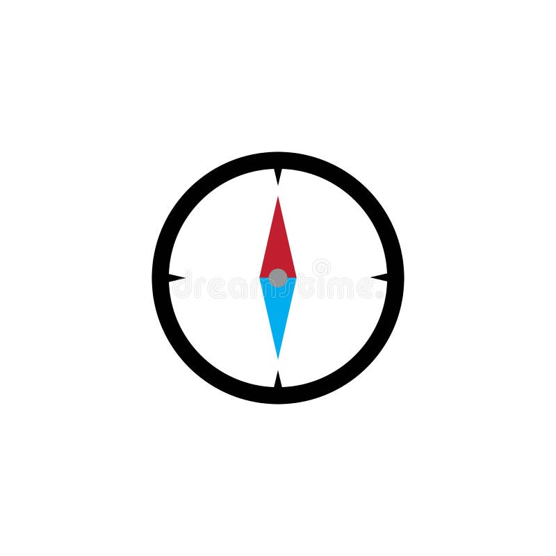 Compass icon logo vector stock illustration. Illustration of graphic ...