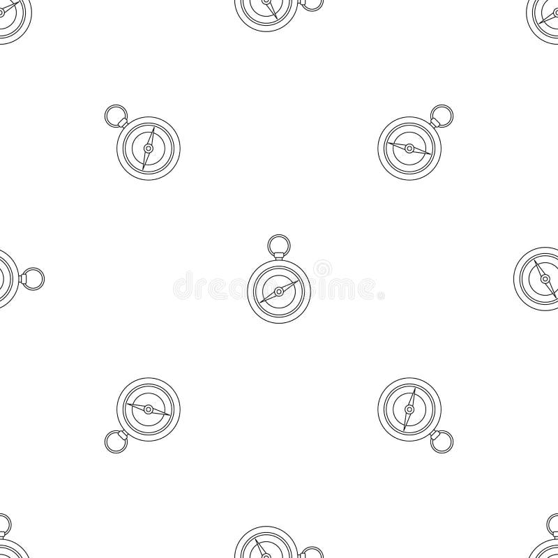 Compass Icon, Outline Style Stock Vector - Illustration of east ...
